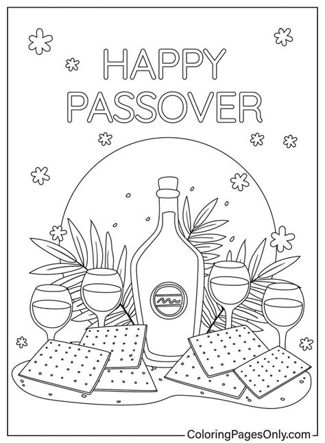 Passover Printable Coloring Pages Bible 2025