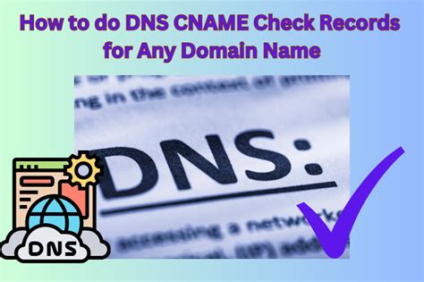 How To Do DNS CNAME Check Records For Any Domain Name