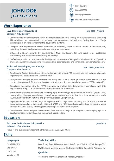 Java Developer With 4 Years Of Experience Rresumes