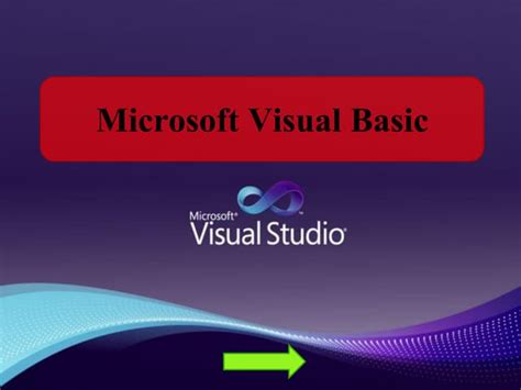 โปรแกรม Microsoft Visual Basic Ppt