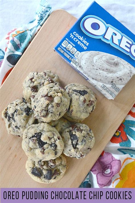 Oreo Pudding Chocolate Chip Cookies I Am A Honey Bee Artofit