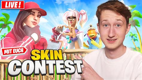 🔴skin Contest Mit Euch🎭custom Games🎉fortnite Live Deutsch Fortnite
