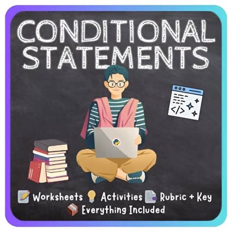 Mastering Conditional Statements Coding Lesson With Worksheets And Answer Key
