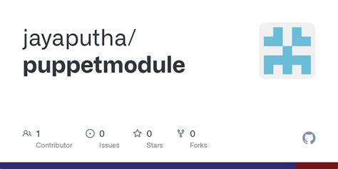 GitHub Jayaputha Puppetmodule