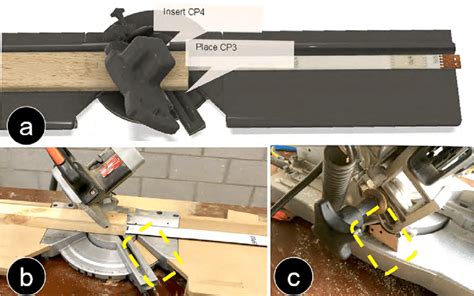 8 JigFab Generates Three Constraints For The Compound Miter Saw A A
