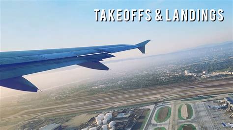Airplane Takeoff Landing Compilation YouTube