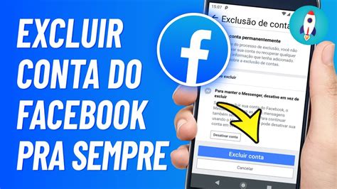 Como EXCLUIR CONTA DO FACEBOOK Excluir O Facebook ATUALIZADO YouTube