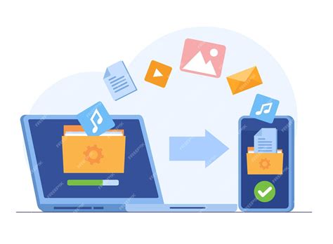 Premium Vector File Transfer Files Transferred Encrypted Form Program