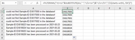 Extract A Certain Alphanumeric String In Cell In Excel Or Google Sheets