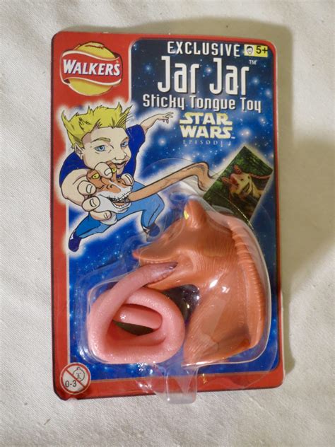 Star Wars Walkers Exclusive Jar Jar Sticky Tongue Toy