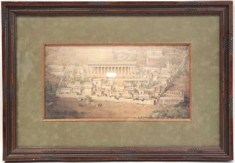 Lot Albert Tournaire Ancient Delphi Framed Print