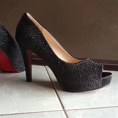 Sexy Black High Heels Womens Fashion Footwear Heels On Carousell