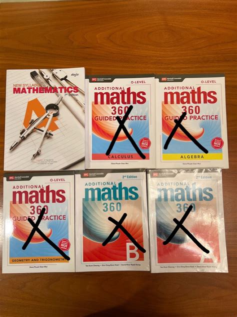 A Maths Sec 3 Sec 4 O Level Textbook And Tys Hobbies And Toys Books And Magazines Textbooks On