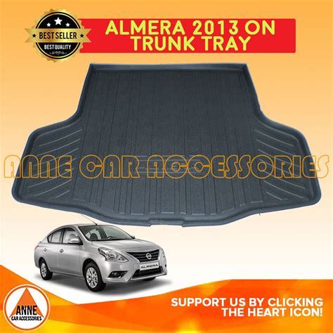 Car Trunk Tray For Nissan Almera 2013 Onwards Cargo Mat Liner Trunk