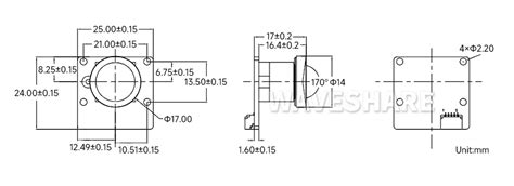 IMX USB摄像头模块 万像素 K视频录像 低光性能好 宽动态范围