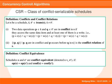 ppt concurrency control algorithms powerpoint presentation free
