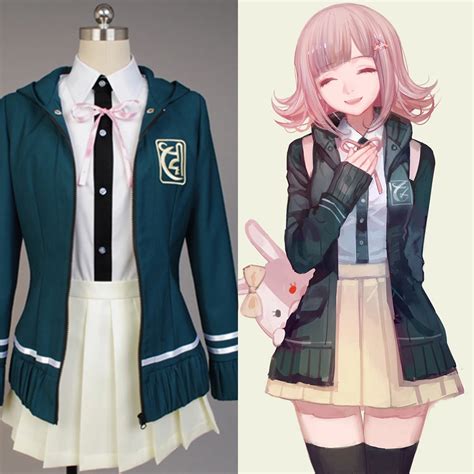 Aliexpress Com Buy Super Danganronpa Chiaki Nanami Cosplay Costumes Jacket Shirt Skirt