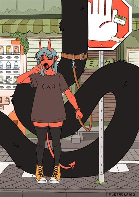「demon Girl Standing」 Illustration Imageslatest