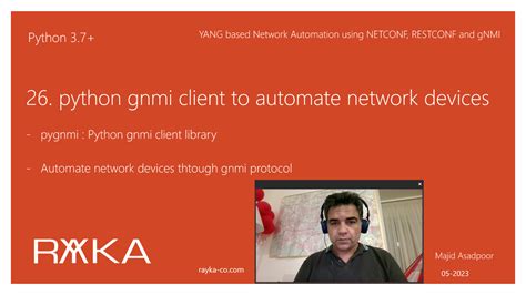 YANG Based Network Automation Using NETCONF RESTCONF GNMI