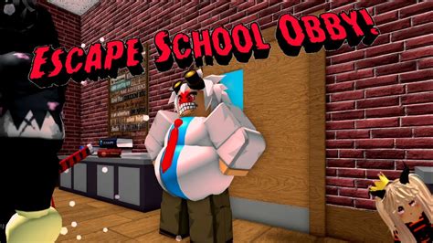 ESCAPANDO DE LA DETENCION Escape School Obby Roblox Funny
