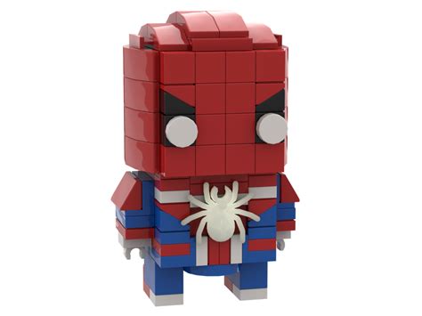 Lego Moc Spider Man Brickheadz By Ant0noo Rebrickable Build With Lego