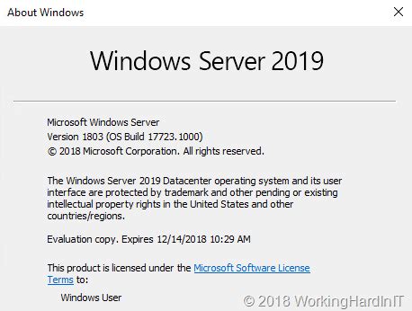 Windows Server 2019 In Place Upgrade Testing Working Hard In IT