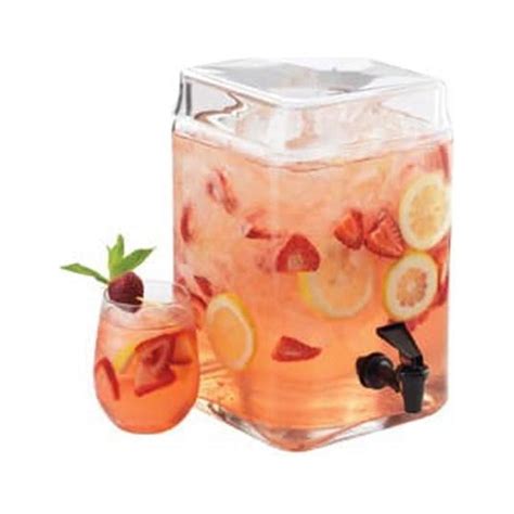 Cal Mil 1733 2 2 Gal Glass Infusion Dispenser 75 X 75 X 12 In