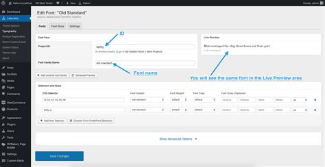 Adding Adobe Fonts Formerly TypeKit Laborator