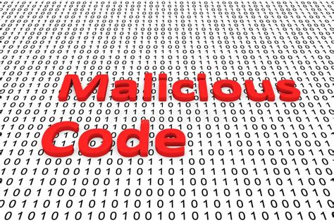 Malicious Code Icon Outline Style Stock Vector Illustration Of