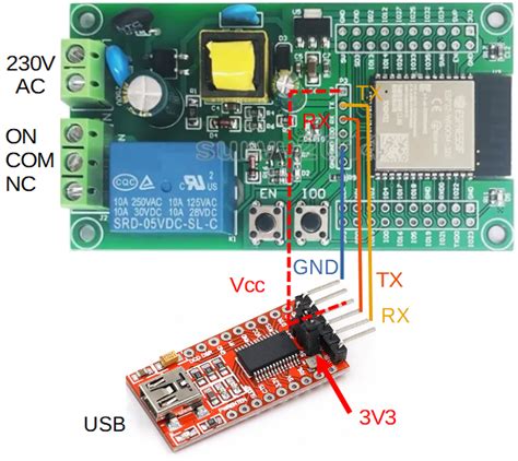 Esp32 Relais Alimentation 230v Ac Intégrés Capteurs F1atb