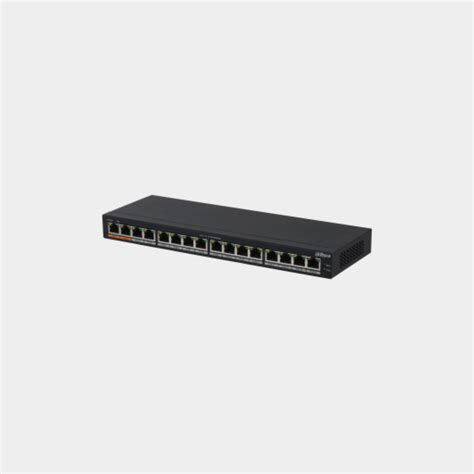Dahua 16 Port Unmanaged Gigabit Poe Switch Infobahn Ecommerce Store
