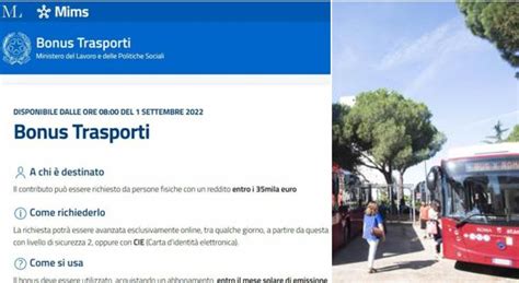 Bonus Trasporti Come Richiederlo A Chi Spetta Come Funziona E