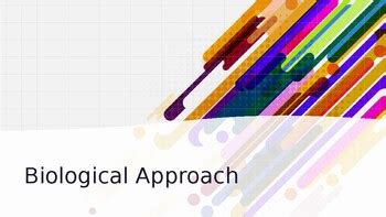 IB DP Psychology Biological Approach Unit By Reem Elramly TPT