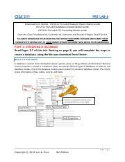 CSE 2111 Pre Lab 6 Directions Master AU21 Pdf CS E 2111 PRE LAB 6
