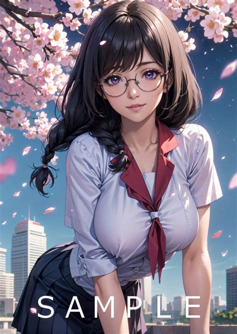 Yahooオークション 199 化物語 羽川翼 アニメ A4 ポスター 同人 高