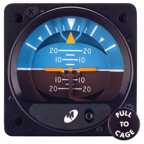 199366 2 1 4 Gyro Horizon Traditional Winged Aircraft Indicator