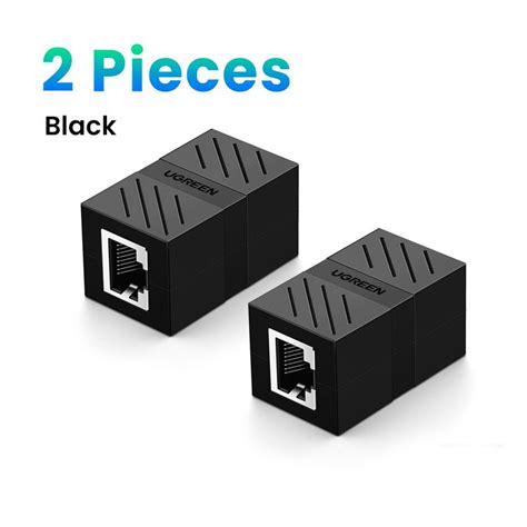 Разъем Ugreen Rj45 Cat7 6 5e Ethernet адаптер 8p8c Удлинитель сетевого