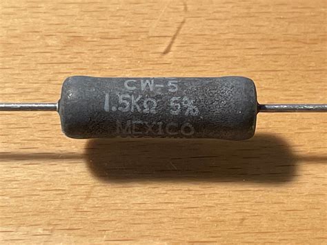 Dale CW Series 5 Watt 5 Power Resistor 1 5K Ohms EBay