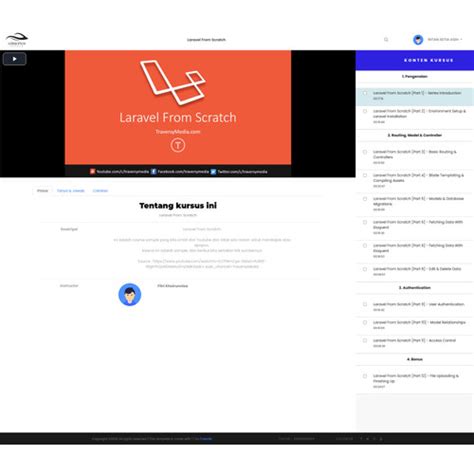 Jual E Learning Seperti Menggunakan Laravel And Vuejs