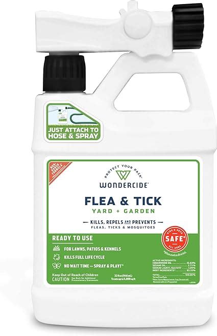 Amazon.com : Wondercide - Ready to Use Flea, Tick, and Mosquito Yard Spray with Natural ...