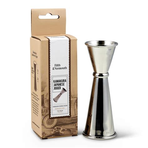 Stainless Steel Kamakura Japanese Jigger At Fifth And Vermouth