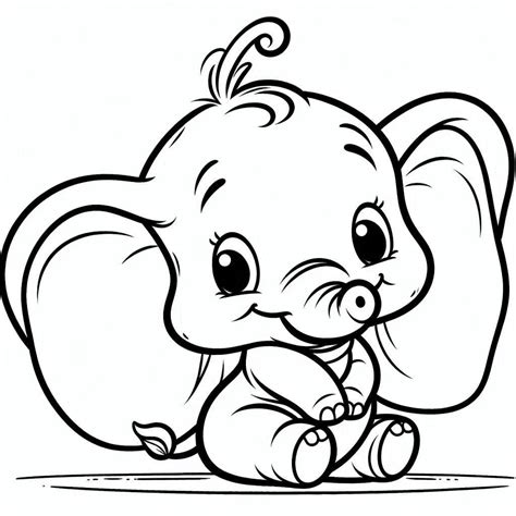 Desenhe O Dumbo 2 Para Colorir Imprimir E Desenhar Coloringlibcom