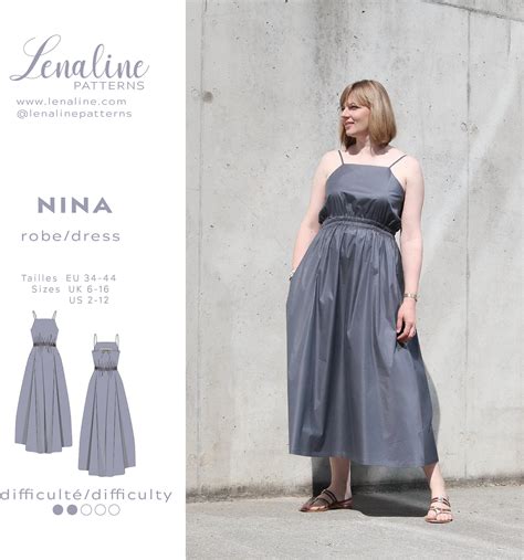 Nina Dress Brooklyn Motif Printing
