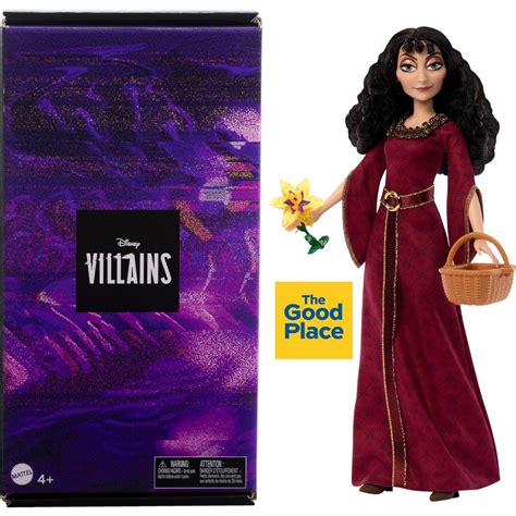Mattel Disney Villains Tangled Mother Gothel Fashion Doll With Outfit