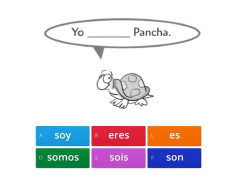 Soy Eres Es Somos Sois Son Quiz