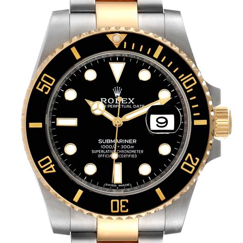 Rolex Submariner Steel And Gold Two Tone 116613 Stock 41676