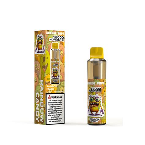 EU Warehouse Fast Delivery Savage Monster Q Puff Nic Pod Pen Hookah Vaper