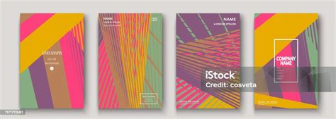 모던 커버 컬렉션 디자인 컬러풀한 네온 라인의 추상 복고풍 90 년대 스타일 질감 스트라이프 트렌드 배경입니다 미래의 기하학적 패턴 디자인 프리젠 테이션 인쇄 전단지 명함