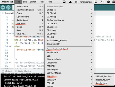 Can T Find Arduino M Core Sound Example Programming Arduino Forum
