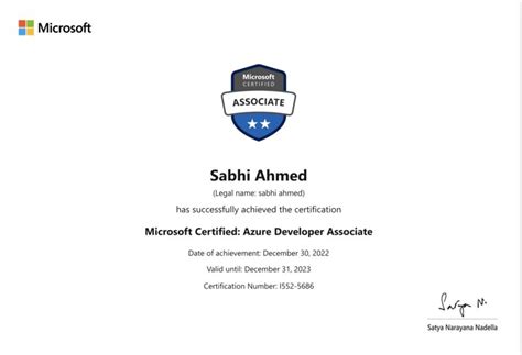 Sabyh Ahmad On Linkedin Just Passed Microsoft Azure Developer